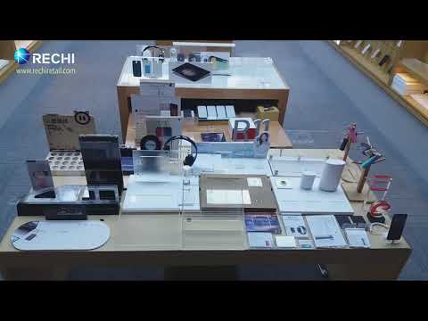 RECHI Countertop Acrylic Retail POP Display Stand Unit For Electronics