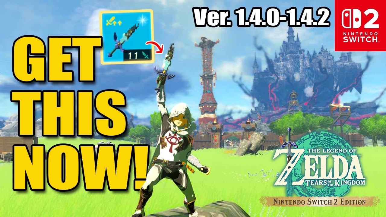 How to PERMANENTLY Obtain the Decayed Master Sword in Versions 1.4.0-1.4.2 | Zelda TotK Switch 2