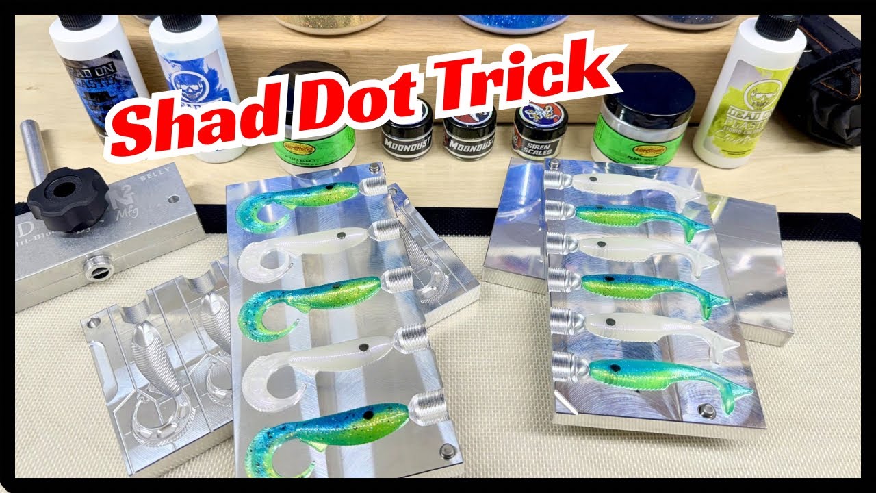 Shad Dot Trick for Injection Bait Molds