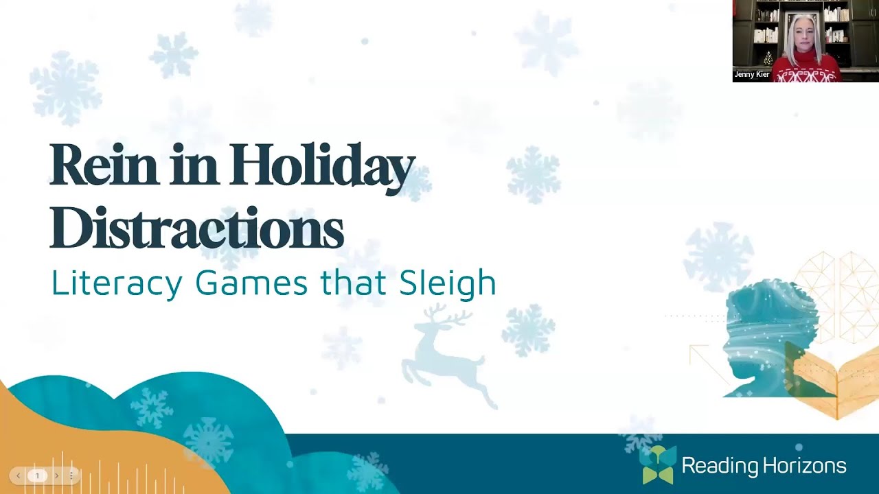 Webinar: Rein in Holiday Distractions with Literacy Games that Sleigh