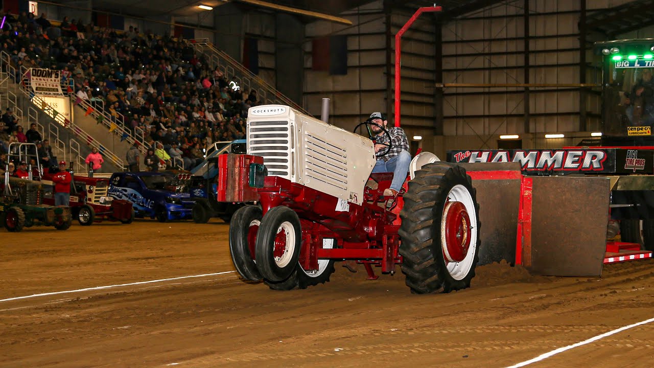 Antique Tractors at Williamston Indoor Pull Jan 13 2023