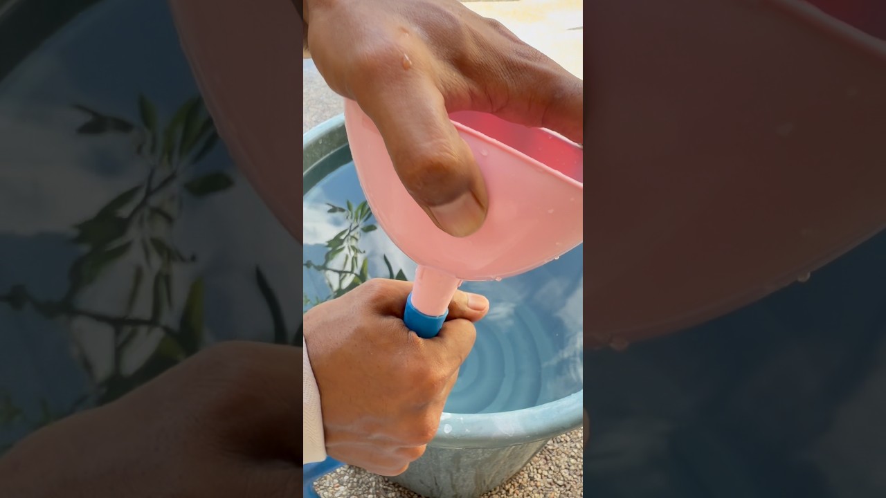 Smart Idea! A Trick With a Funnel and a Hose! #diy #ideas