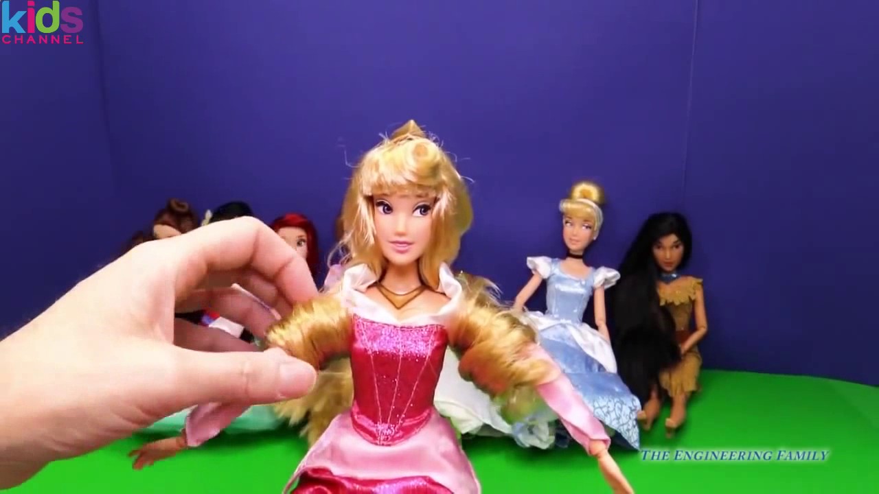 Kids Toys 2017 - DISNEY PRINCESS DELUXE DOLL GIFT SET Disney Princesses Rapunzel Snow White Toy -