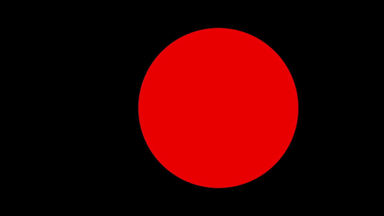 Red Circle Black Background Left To Right
