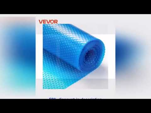 Latest Products You Must Know! VEVOR Solar Pool Cover Rectangle Solar Blanket for Pools Inground