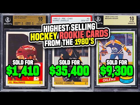 Top 30 NHL Hockey Rookie Cards Recently Sold - #hockeycards Worth Money