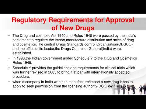 Regulatory Requirements and Approval Procedures for New Drug