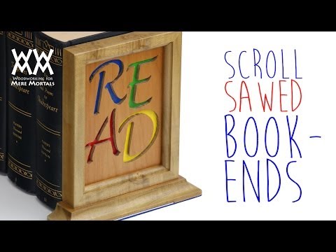 Scroll sawed bookends