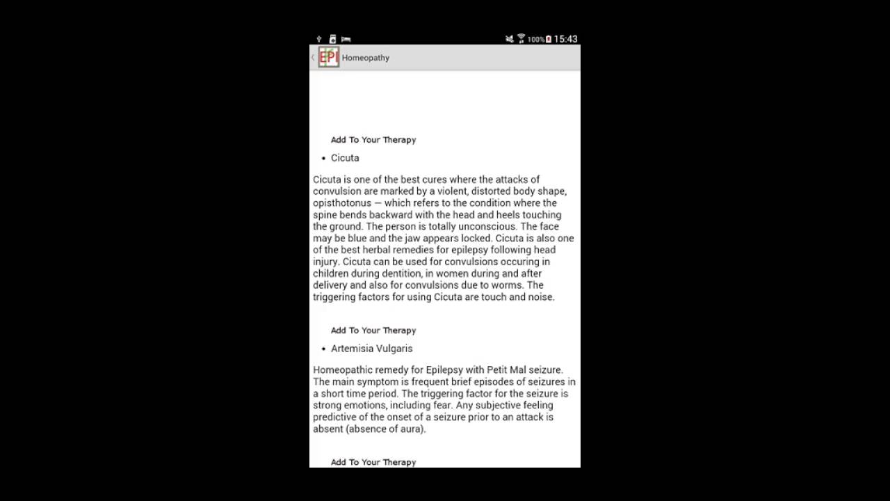 Epilepsy Help - Android App