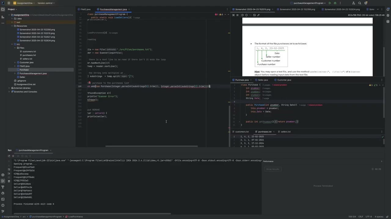 Java programming assignment 2/3