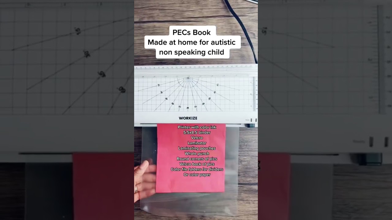 PECs book made at home