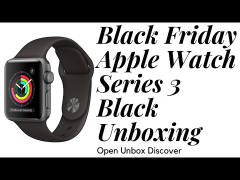 Walmart Black Friday Apple Watch Series 3 Black Unboxing