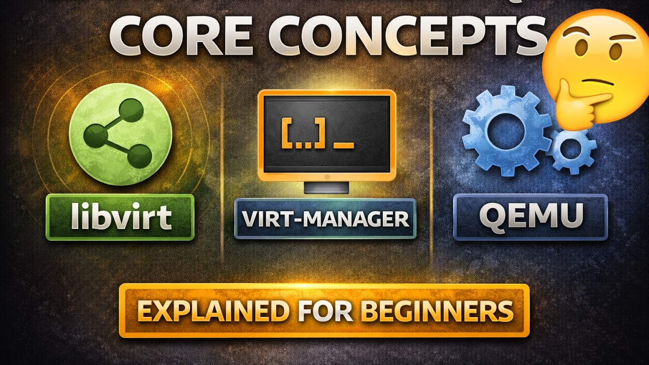Qemu vs KVM Explained Core Concepts of Libvirt Virt Manager #proxmox #kvm #qemu #what