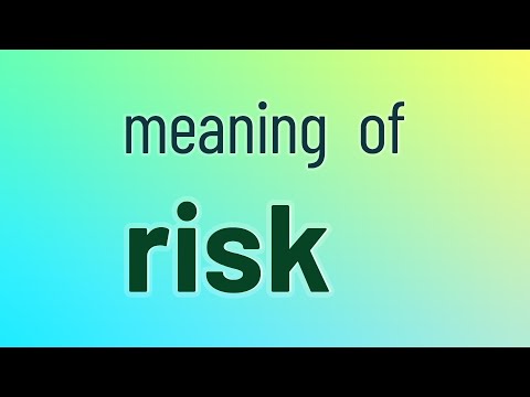 Risk - 103 English Vocabulary Flashcards