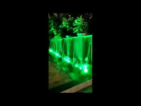 Water Sheet Fountain - water sheet water fountain with led lights ...