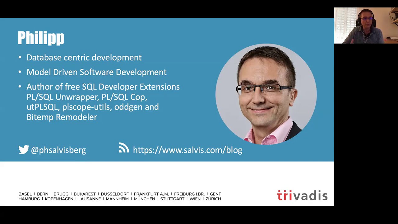 Extend your SQL Developer by Philipp Salvisberg