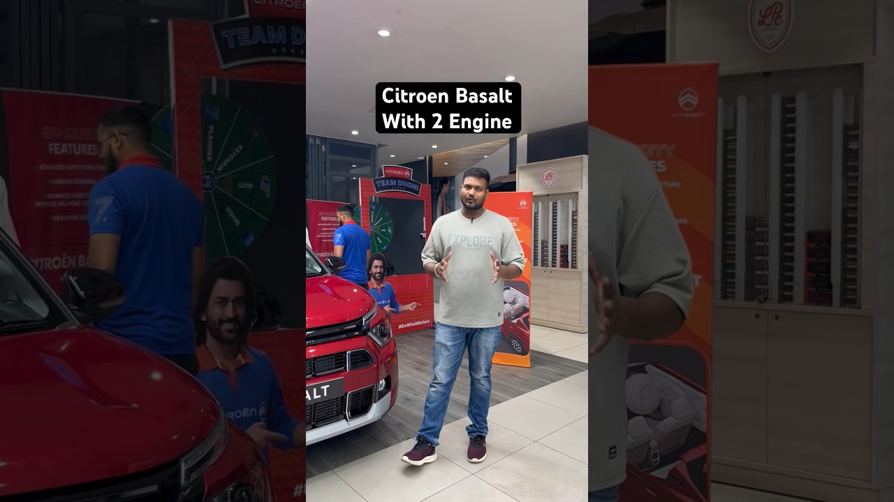 Citroen Basalt top model💥Engine options Explained in detail with mileage #ytshorts #automobile