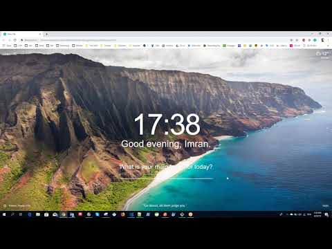 Keep focus using Momentum Google Chrome Extension
