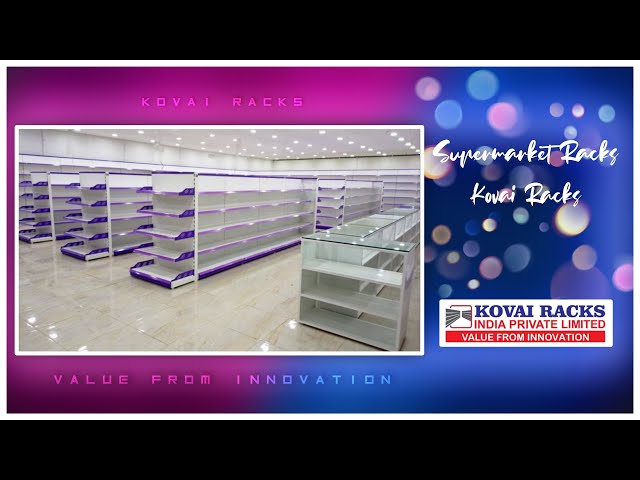 SUPERMARKET CENTER RACKS - Center Rack Kurnool Manufacturer from Coimbatore