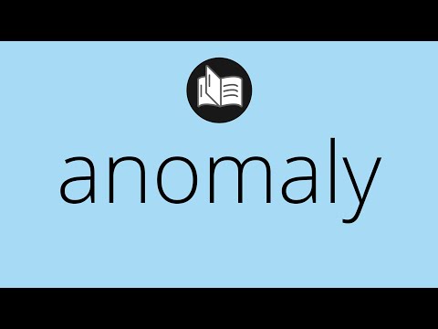 What ANOMALY means • Meaning of ANOMALY • anomaly MEANING • anomaly DEFINITION