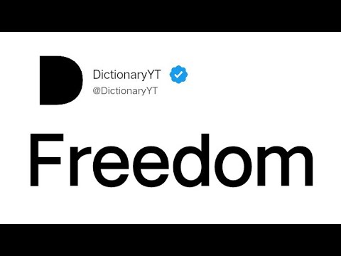 Freedom Meaning in English