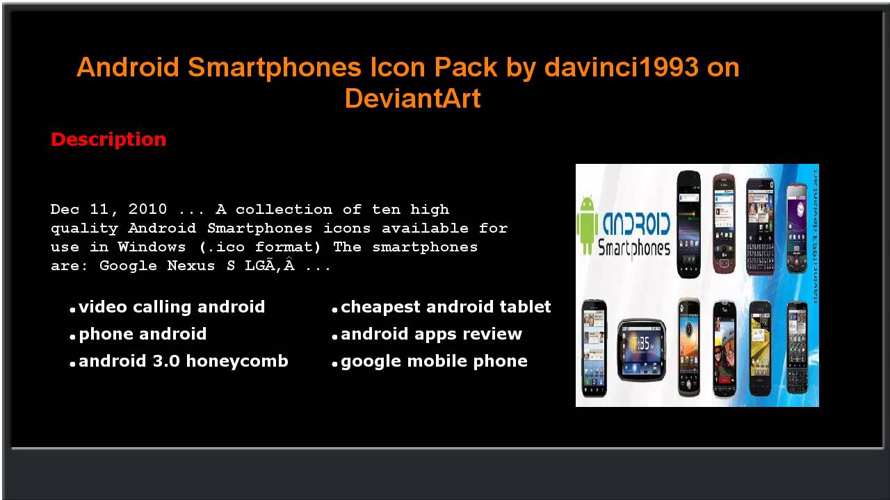Android Smartphones Icon Pack by davinci1993 on DeviantArt