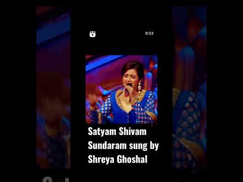 Satyam Shivam Sundaram……. #shreyaghoshal #satyamshivamsundaram #latamangeshkar