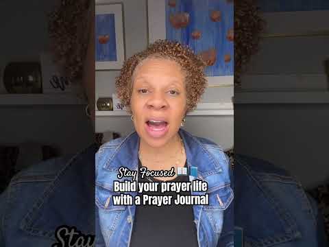 Stay focused and build your prayer life with a prayer journal!π π #prayerlifeministries