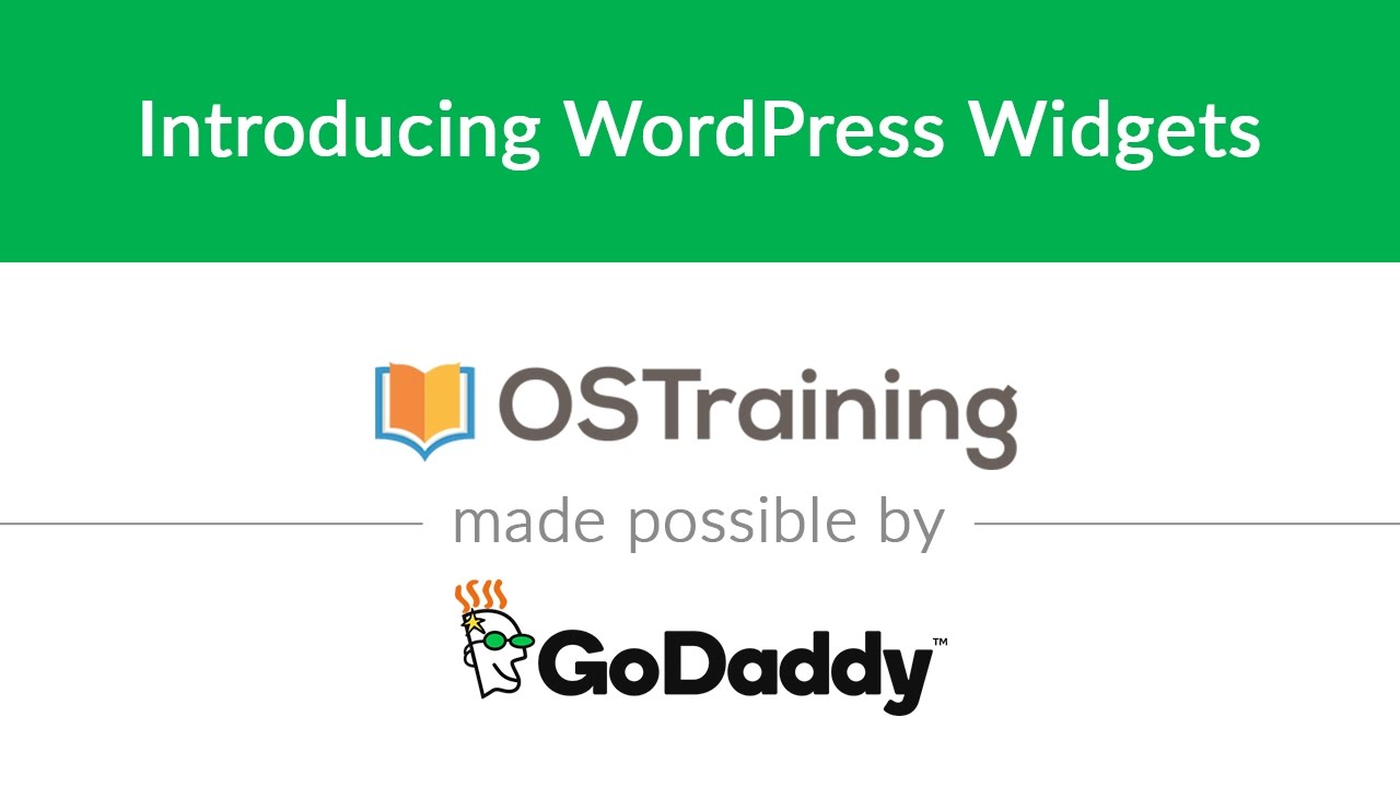 WordPress Beginner Tutorial #26: Introducing WordPress Widgets