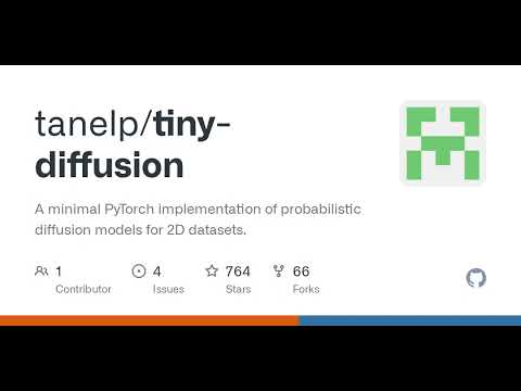 GitHub - tanelp/tiny-diffusion: A minimal PyTorch implementation of probabilistic diffusion model...