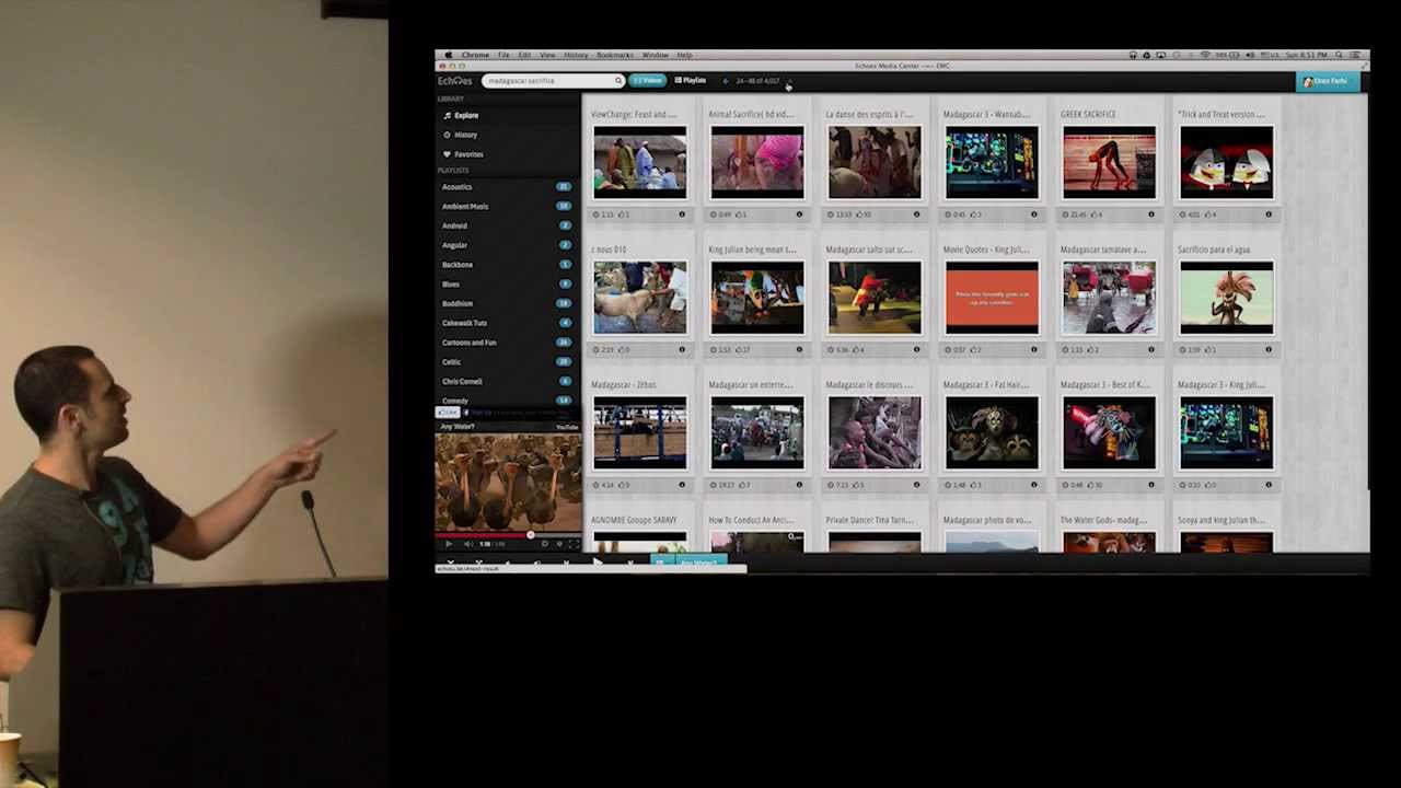 Backbone.js Architecture Example - Echoes Media Player - Oren Farhi (Hebrew)