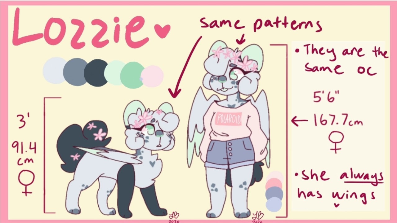 Lozzie's new ref sheet