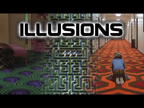 Optical illusion sets in THE SHINING (film analysis)