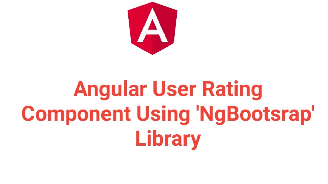 Angular User Rating Component Using 'NgBootstrap' Library