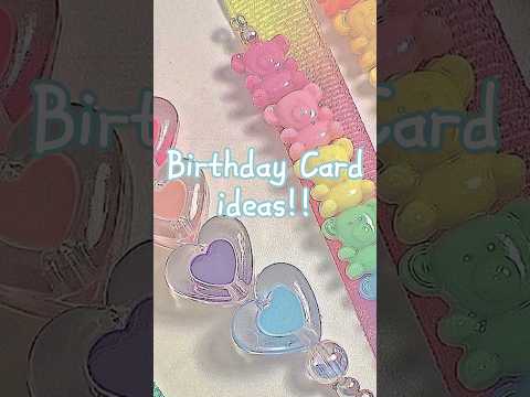 Birthday Card Ideas!🎂🎀 #shorts #aesthetic