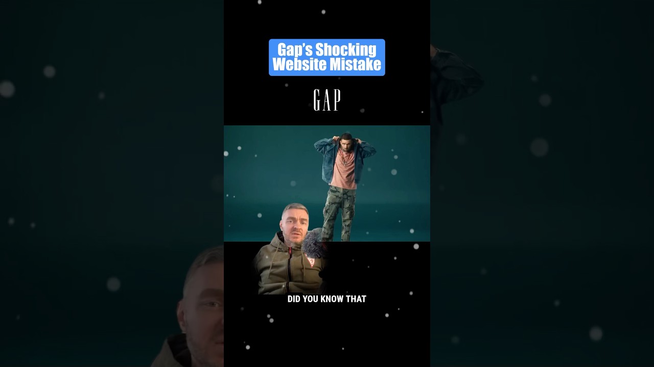 Gap’s Shocking Website Mistake #webdesigner #webdesign #logo