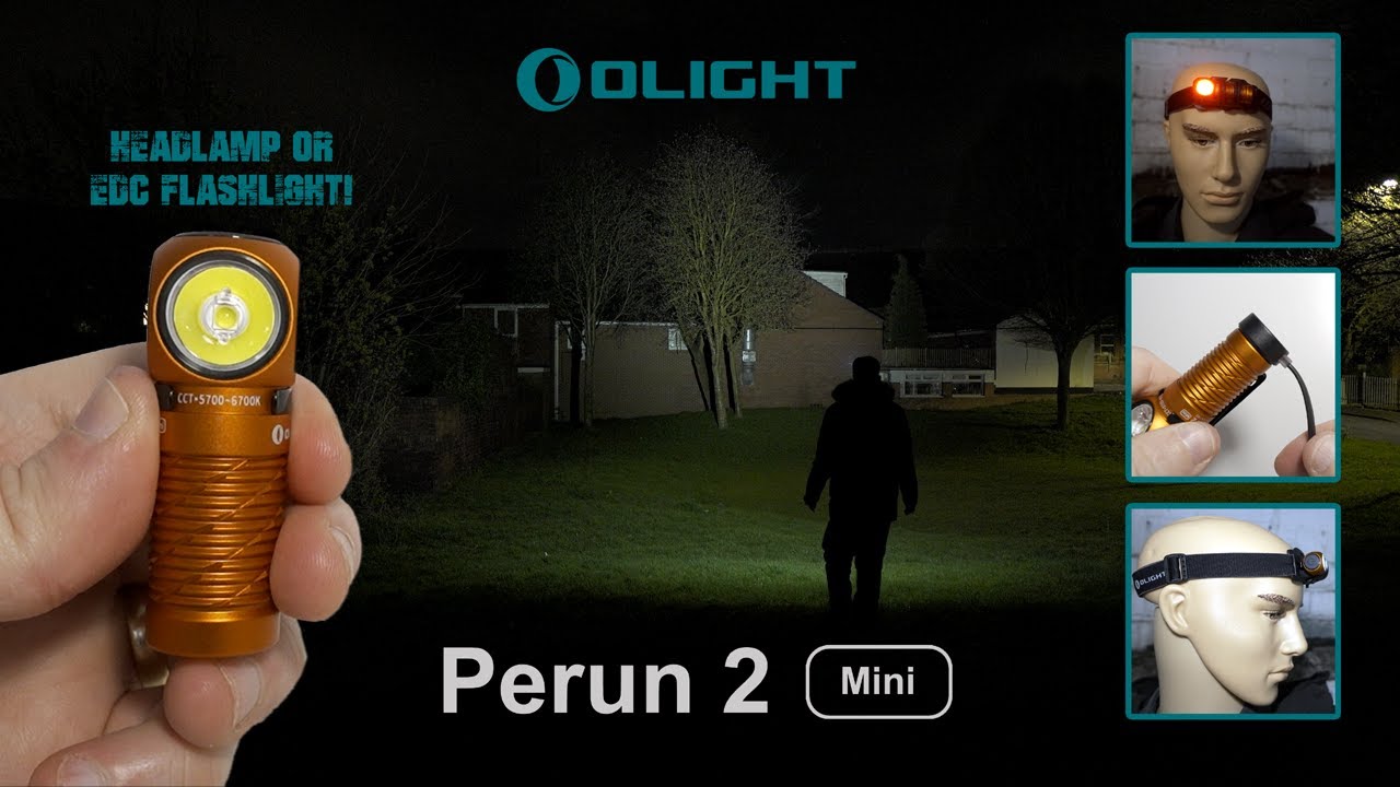 [Review] OLIGHT Perun 2 Mini right-angle EDC flashlight or Headlamp - Other Battery Type ...