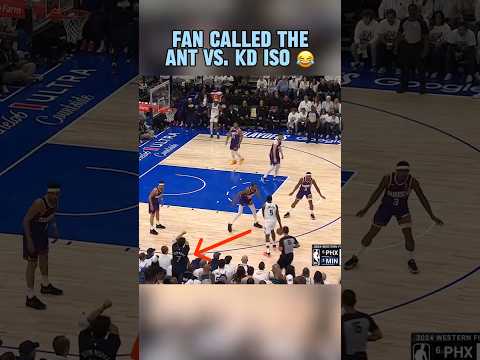 Bro knew Ant was going iso on KD 🔥