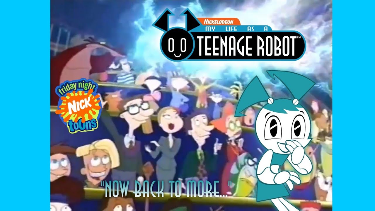 Friday Night NickToons bumper (Now Back To More...) - My Life as a Teenage Robot
