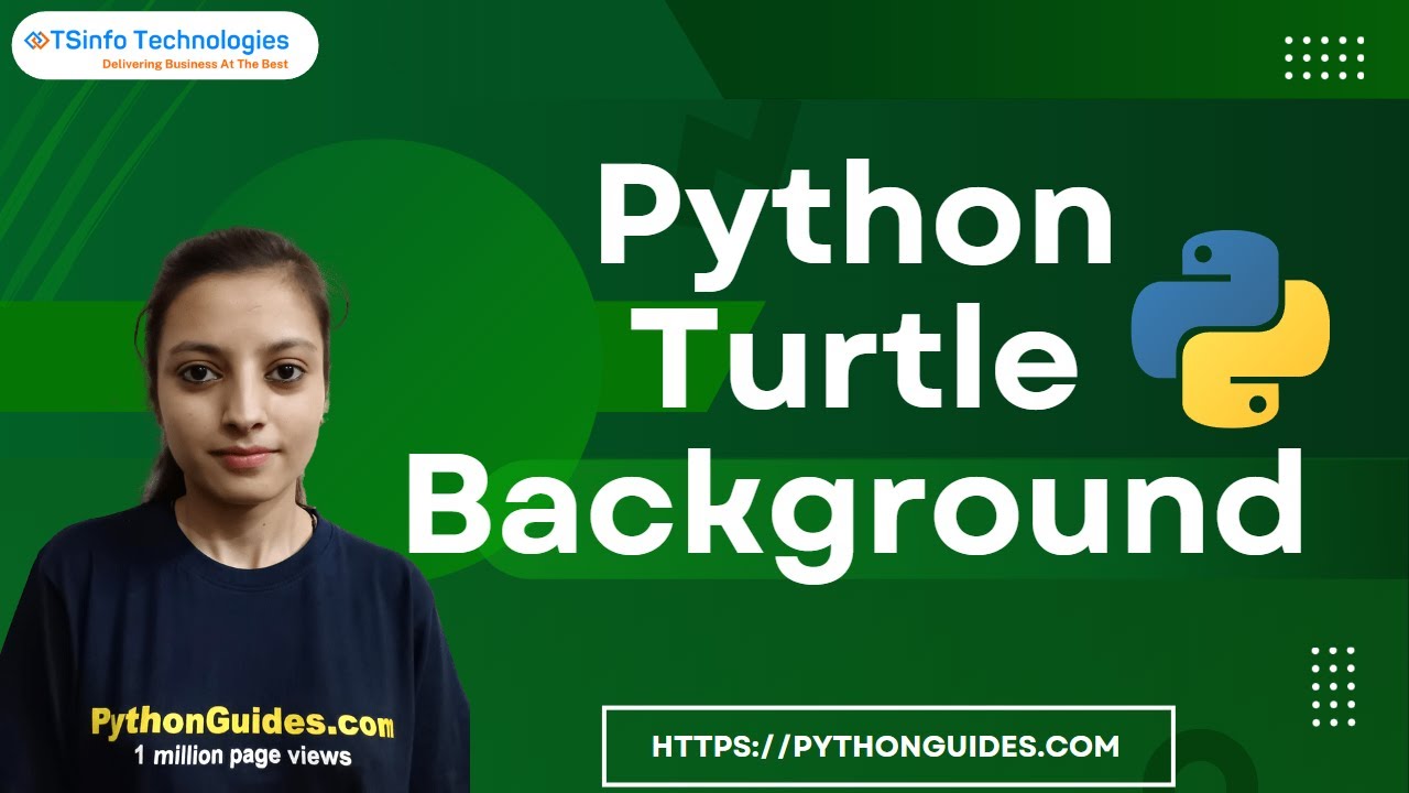 How to create background in Python Turtle | Python Turtle Background using bgcolor()