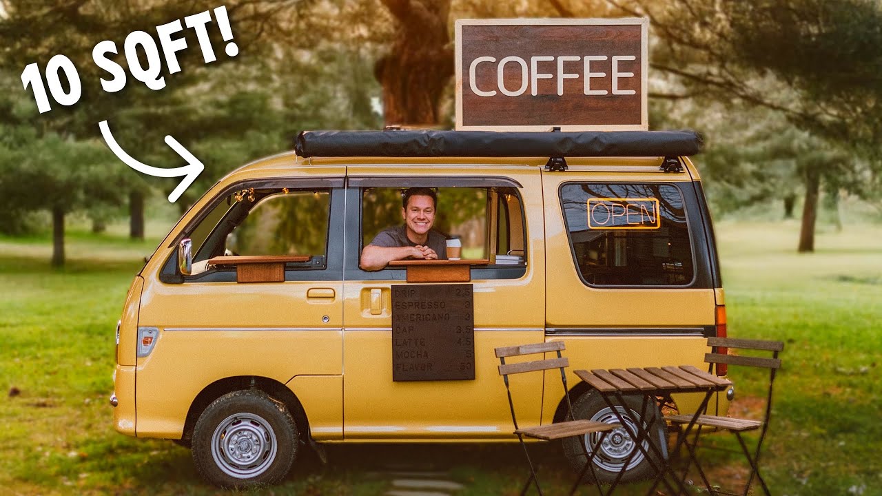 This Daihatsu Atrai Kei Van Turned Mobile Coffee Shop Is the Coolest ...
