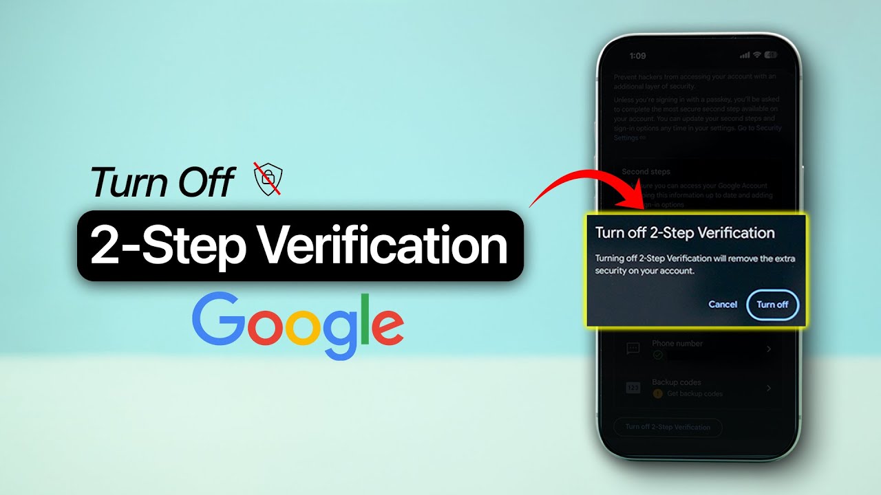 How To Turn Off 2 Step Verification On Google Account?