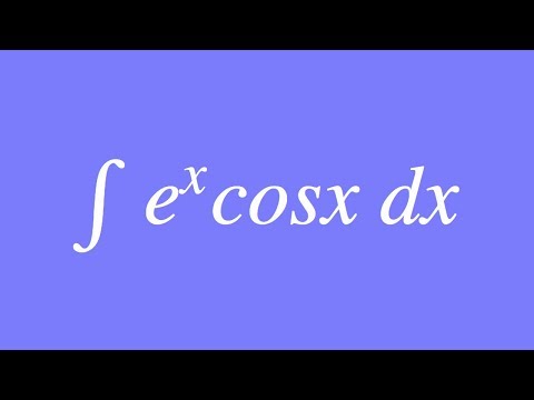 How to integrate e^x cosx using Integration by Parts