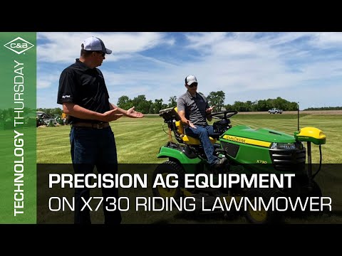 Technology Thursday: Precision Ag Equipment on a X730 Riding Lawnmower