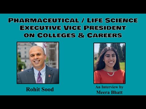 Pharmaceutical / Life Science Executive Vice President on Colleges & Careers