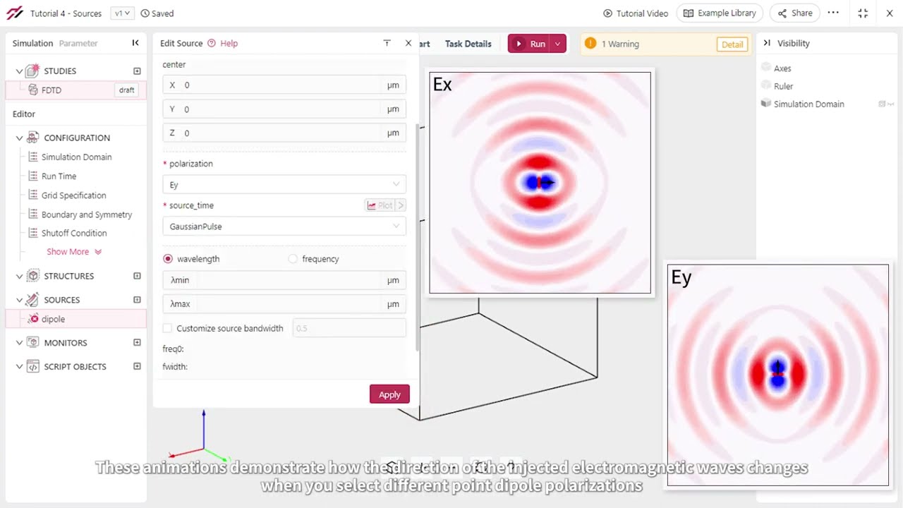 Tidy3D Tutorial 4: Mastering Light Sources in FDTD Simulations
