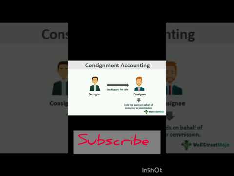 CONSIGNMENT WITH MEANING OF CONSIGNOR AND CONSIGNEE