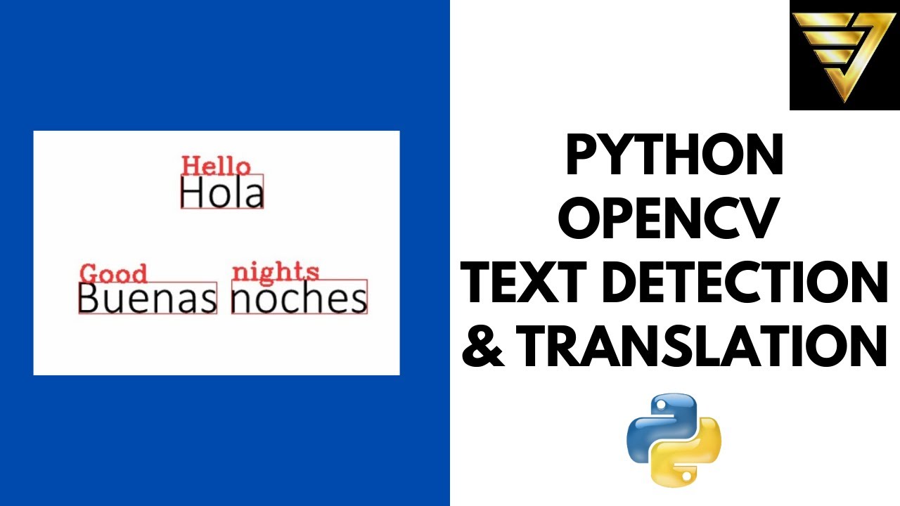 Python OpenCV Text Detection & Translation | #165