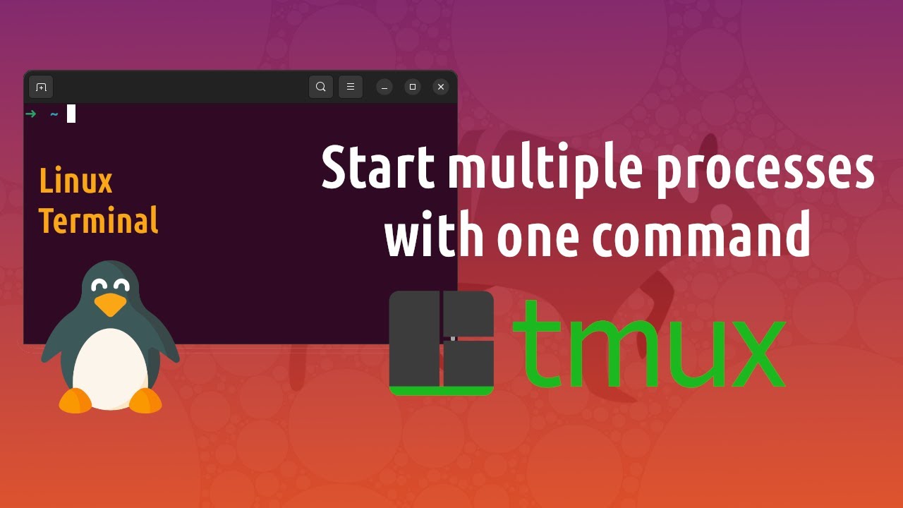 Start multiple process with one command