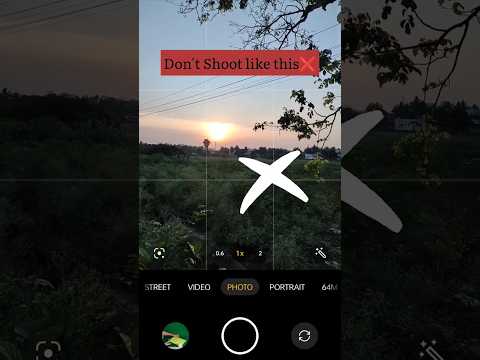 Nature Photography Tricks with Mobile #shorts #sunset